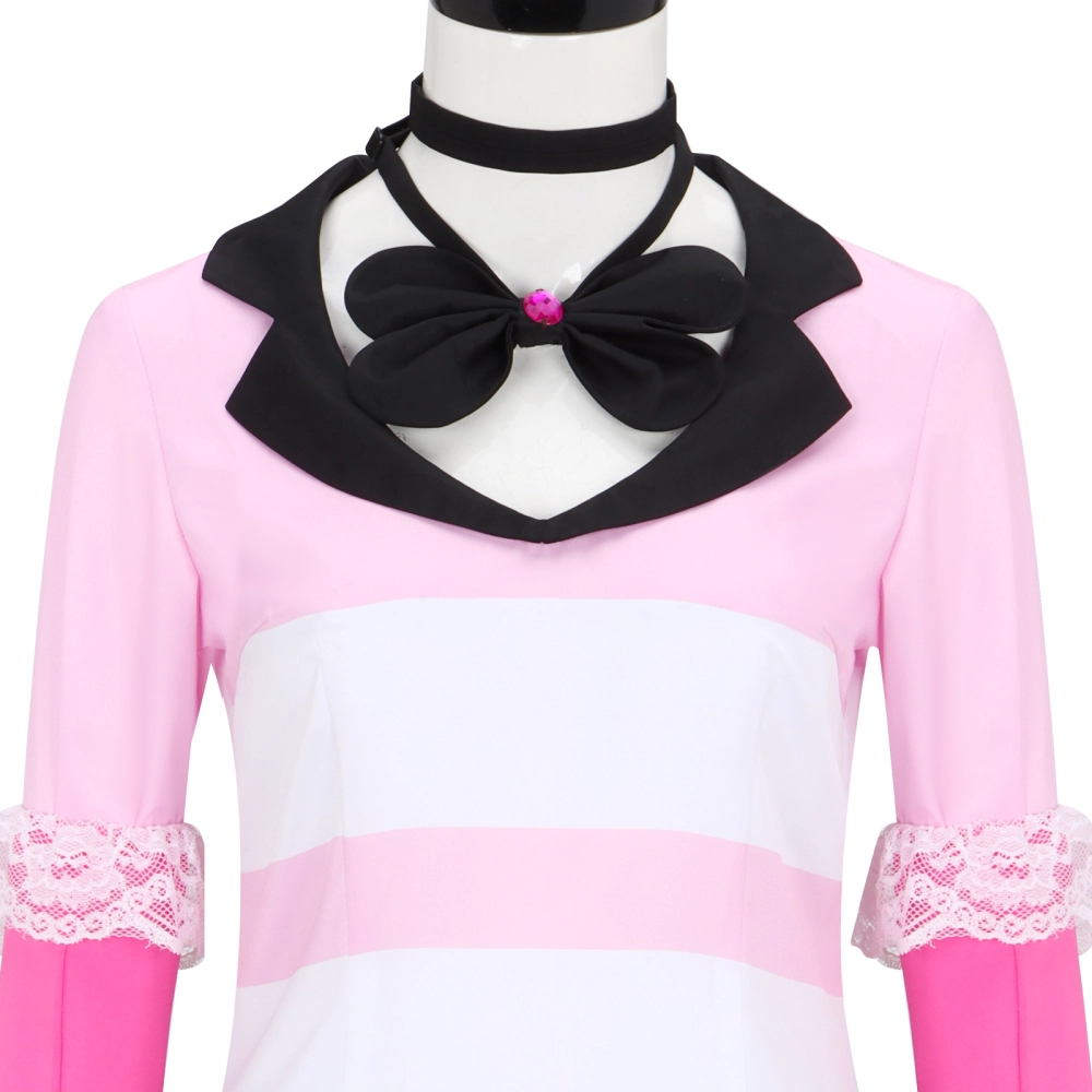 Takerlama Hazbin Hotel Angel Dust Cosplay Costume Demon Uniform