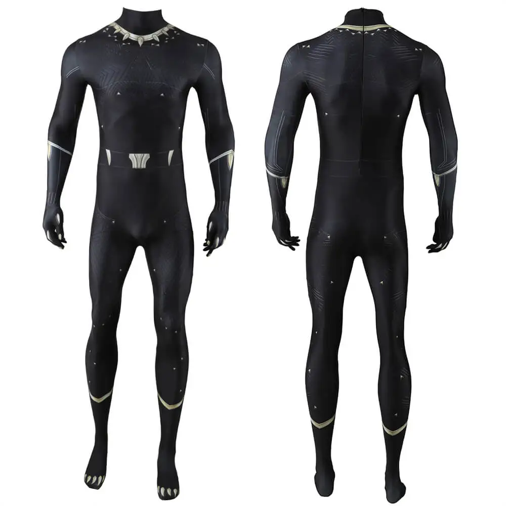 Marvel 1943 Rise of Hydra Black Panther Cosplay Costume Adults Kids ...