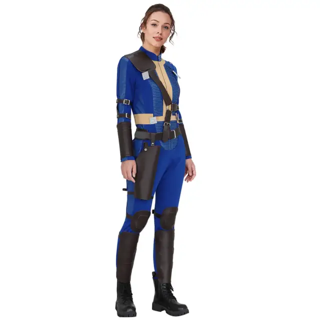 Fallout Vault 33 Lucy Costume TV Series Cosplay Jumpsuit Takerlama