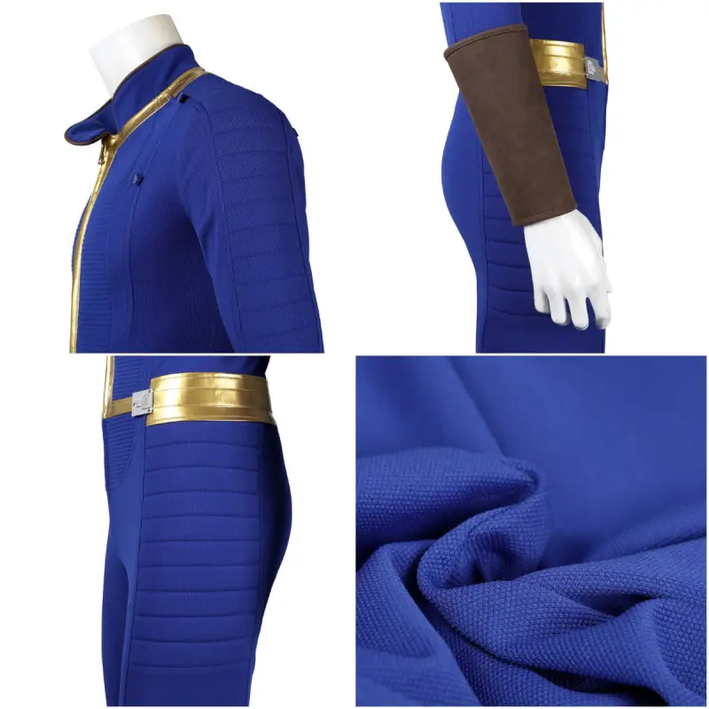 Fallout 4 Vault 75 Suit Halloween Cosplay Costume For Men Takerlama