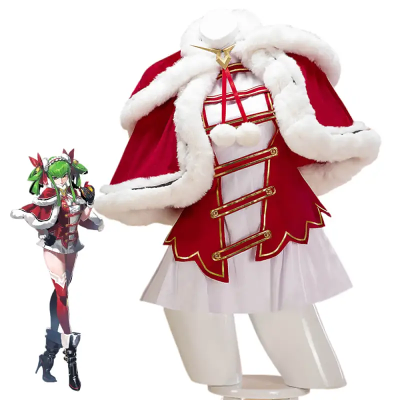 Code Geass C.C. Christmas Cosplay Costume Takerlama