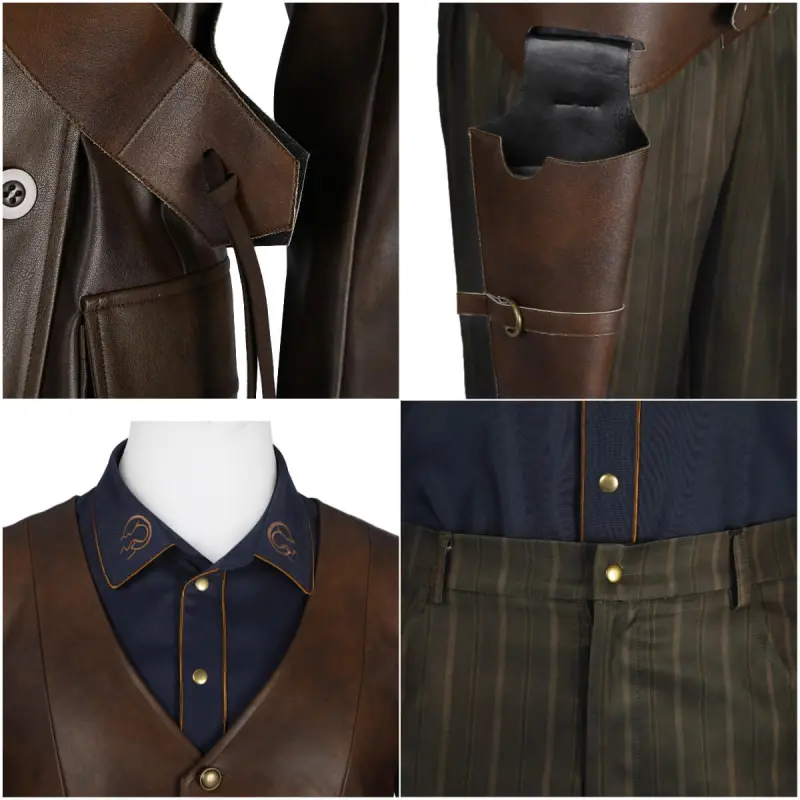 Fallout TV The Ghoul Cooper Howard Halloween Cosplay Costume Takerlama