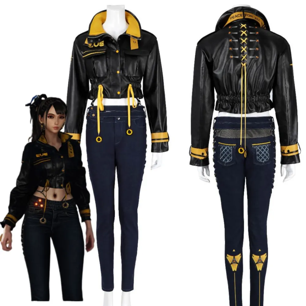 Stellar Blade Eve Cosplay Costume Wasteland Adventurer Suit Deluxe ...