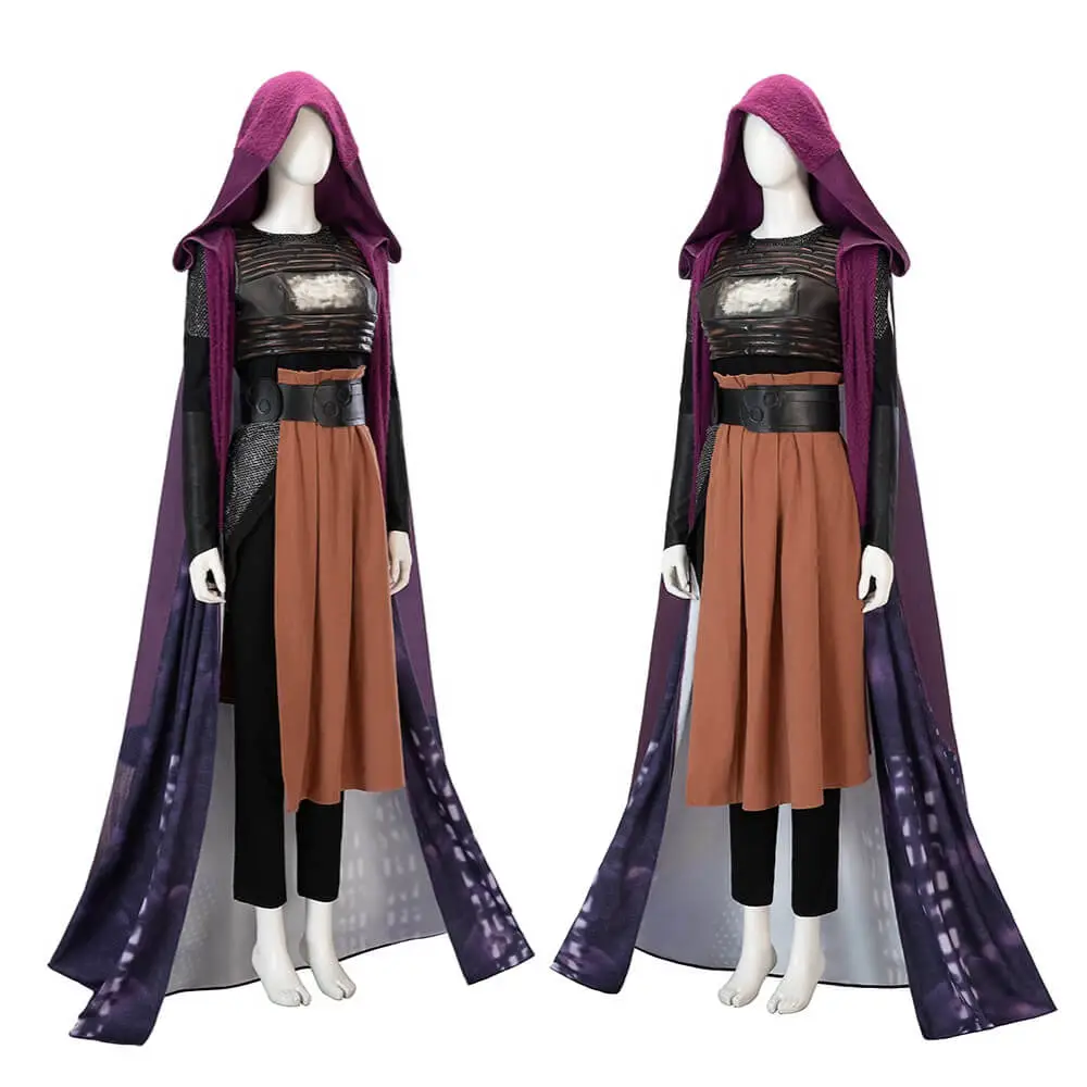 TV Star Wars: The Acolyte Mae Cosplay Costume Halloween Party Outfits ...