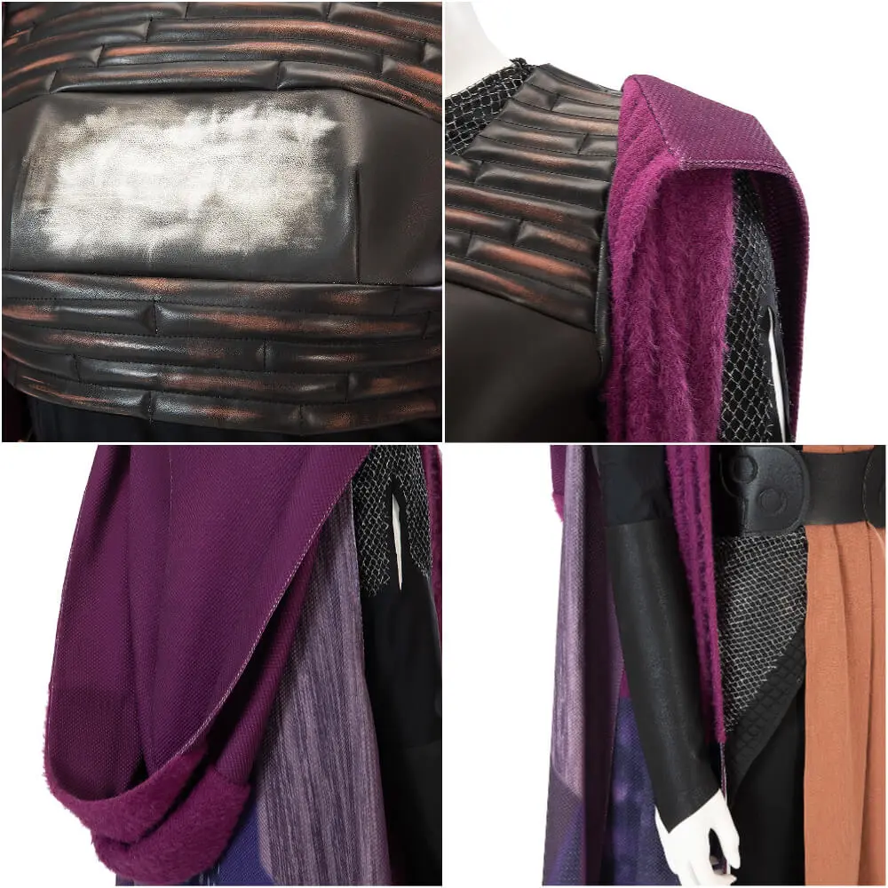 TV Star Wars: The Acolyte Mae Cosplay Costume Halloween Party Outfits ...