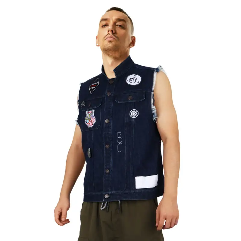 The Bikeriders Benny Cosplay Costume Denim Vest Motorcycle Club Jacket ...