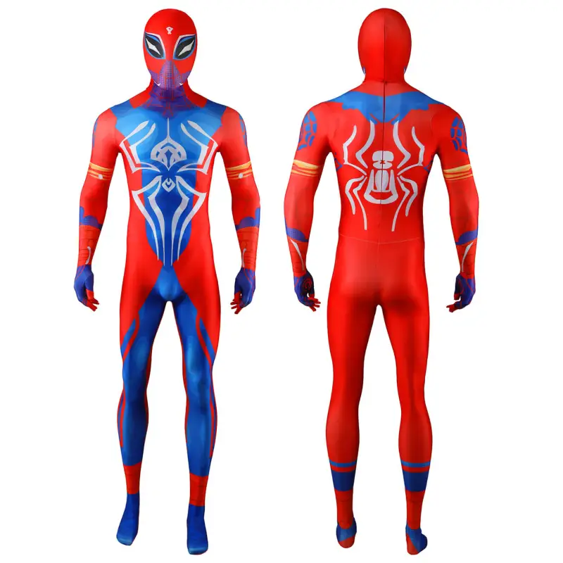 Indian Spider-Man Pavitr Prabhakar Cosplay Costume Halloween Superhero ...
