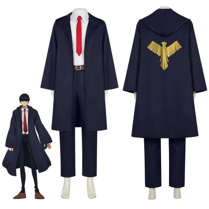 Mashle: Magic and Muscles Magic Robe Mash Burnedead Cosplay Costume ...