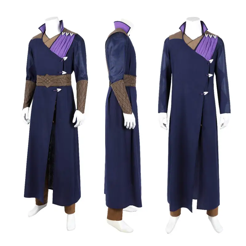 Baldur's Gate 3 Gale Dekarios Cosplay Costume Game Halloween Purple ...