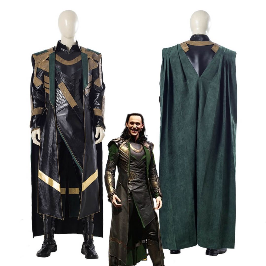 Loki Odinson Cosplay Costume Thor The Dark World Halloween Theme Party ...