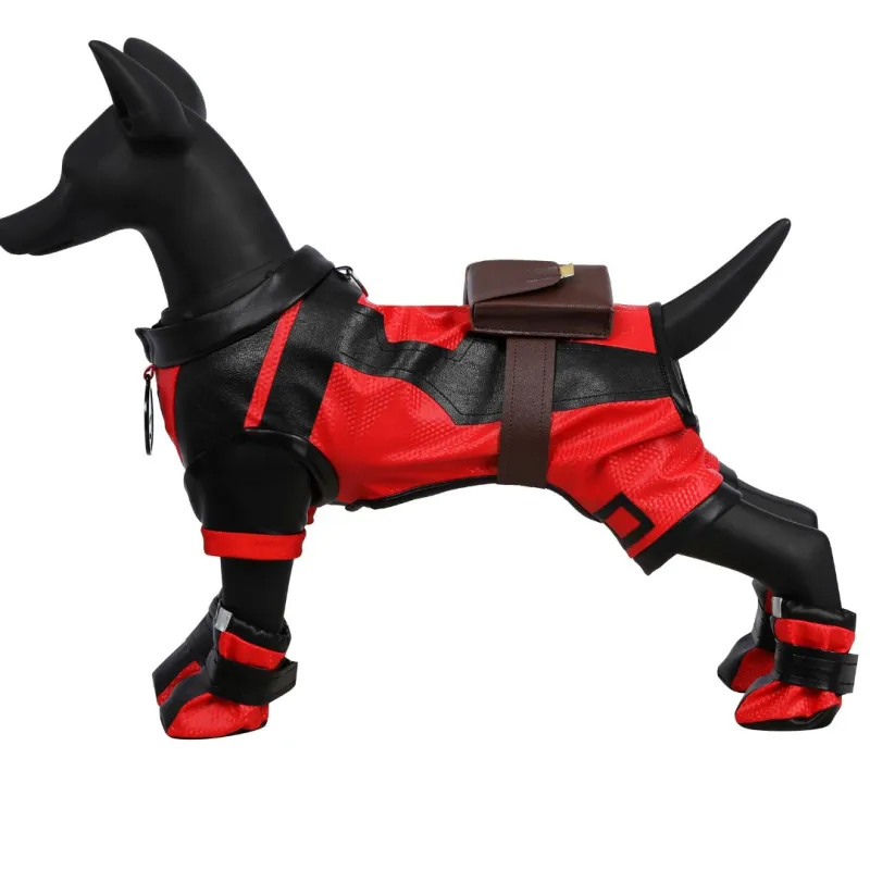 Deadpool & Wolverine Dogpool Cosplay Costume Pet Puppy Cat Suit ...