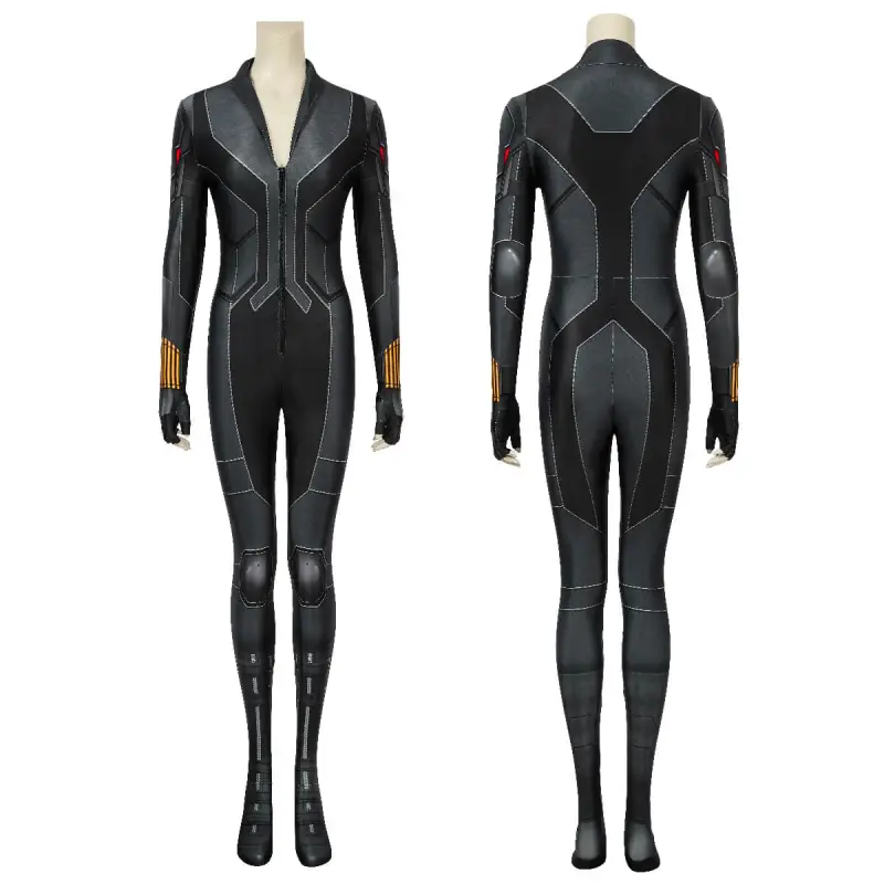 Black Widow Natasha Romanoff Cosplay Costume Halloween Black Suit ...