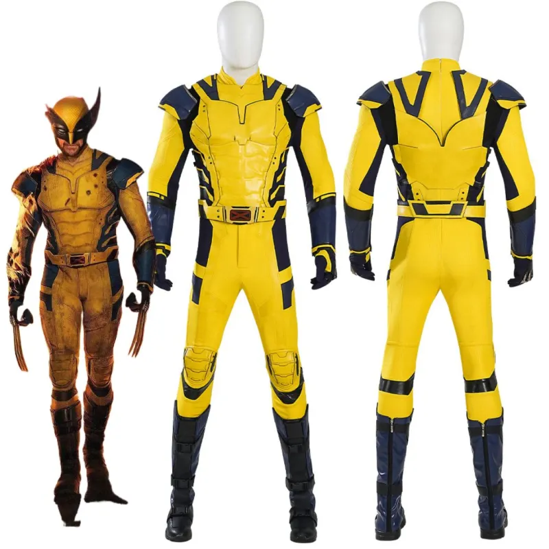 Wolverine Deadpool 3 Cosplay Costume Deadpool & Wolverine Marvel Hugh ...