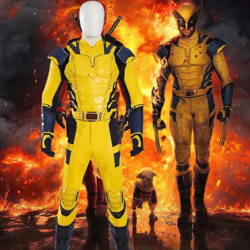 Wolverine Deadpool 3 Cosplay Costume Deadpool & Wolverine Marvel Hugh ...
