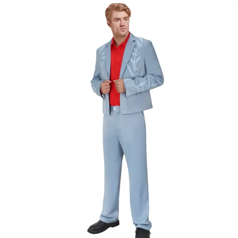 Die With A Smile Bruno Mars Cowboy Suit Men's Halloween Cosplay Costume ...