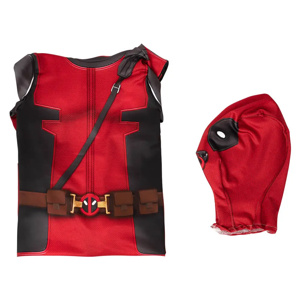 Kidpool Baby Deadpool Costume Deadpool & Wolverine Cosplay Jumpsuit ...