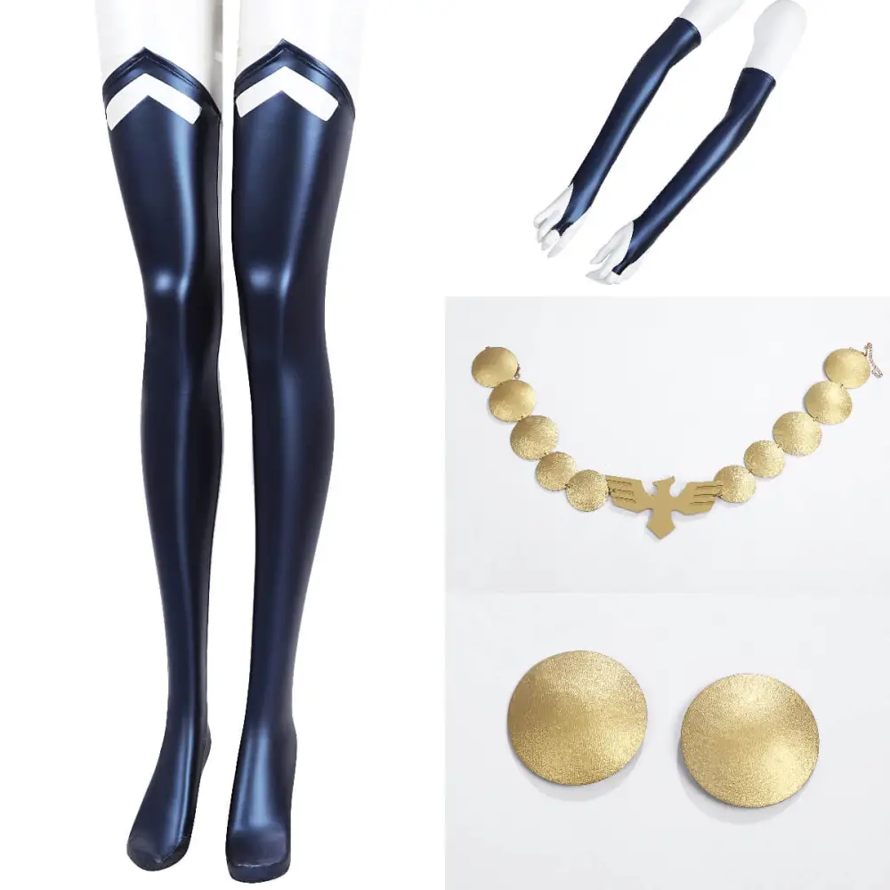 Raven Cover Girl Cosplay Costume Comic Theme Party Fancy Dress Takerlama