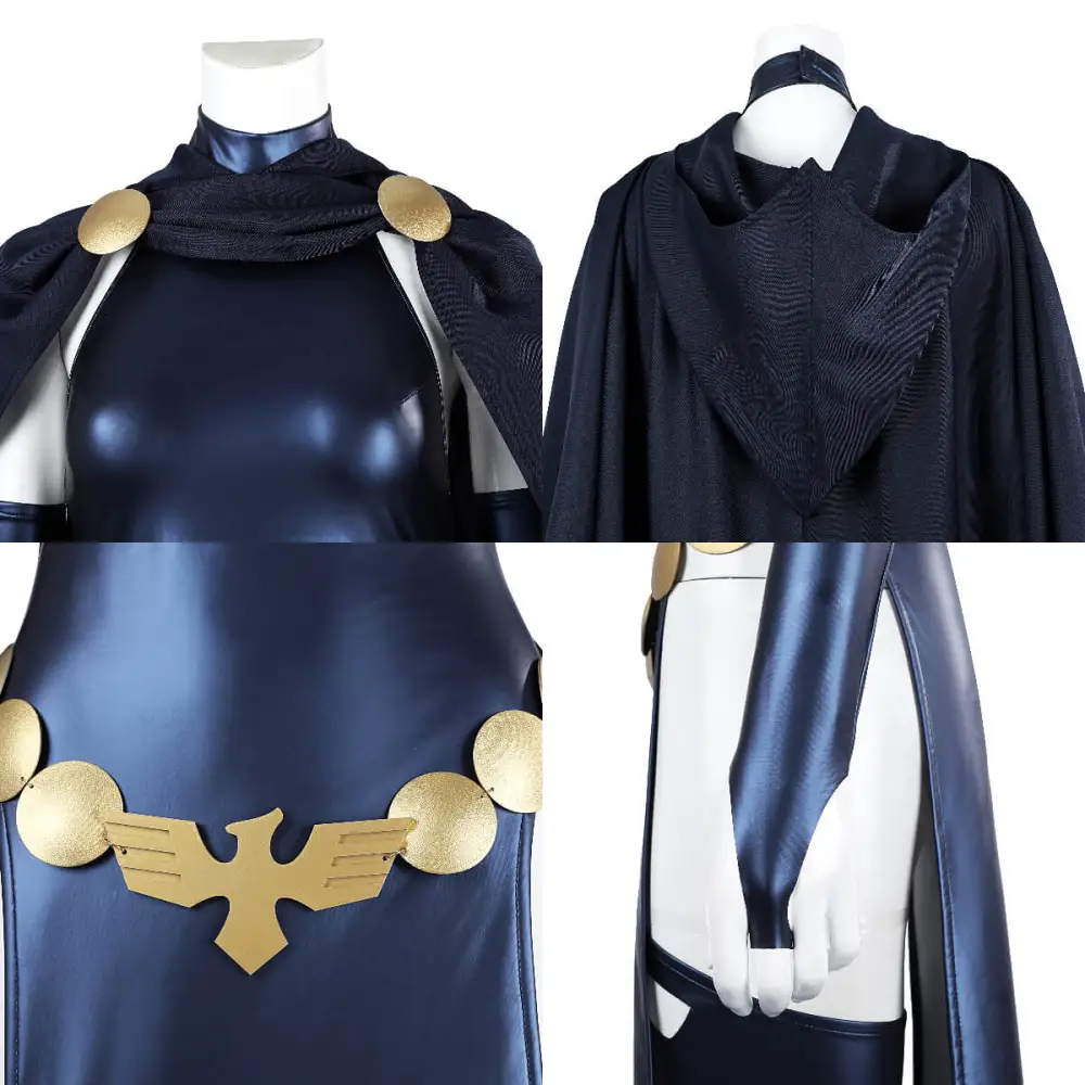 Raven Cover Girl Cosplay Costume Comic Theme Party Fancy Dress Takerlama