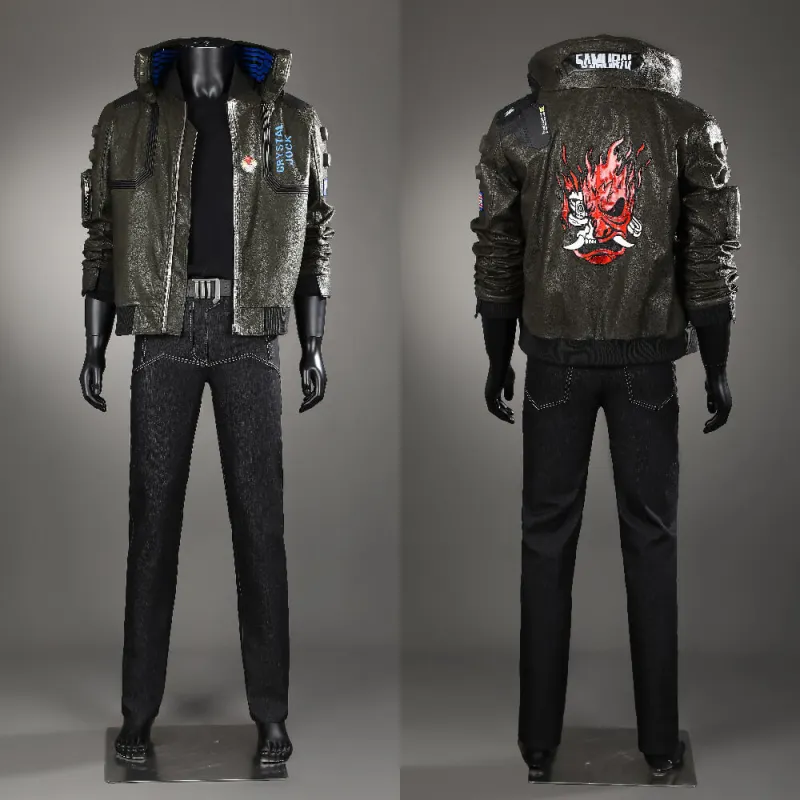 Cyberpunk 2077 V Cosplay Costume Game Jacket Men Top Level Takerlama