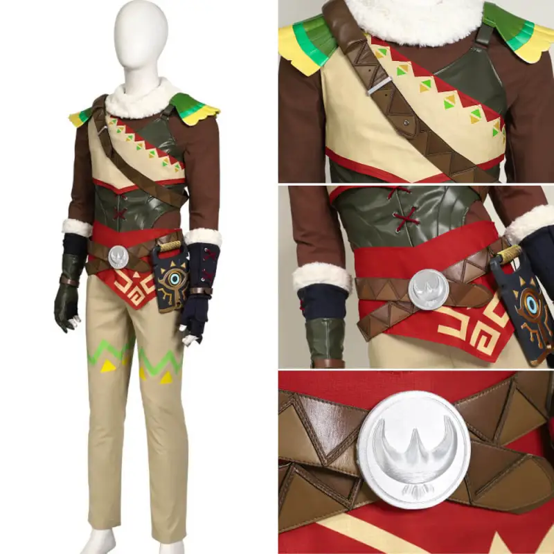 TLOZ Rito Cosplay Costume Game Outfits Takerlama