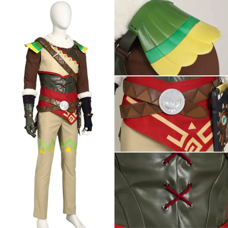 TLOZ Rito Cosplay Costume Game Outfits Takerlama