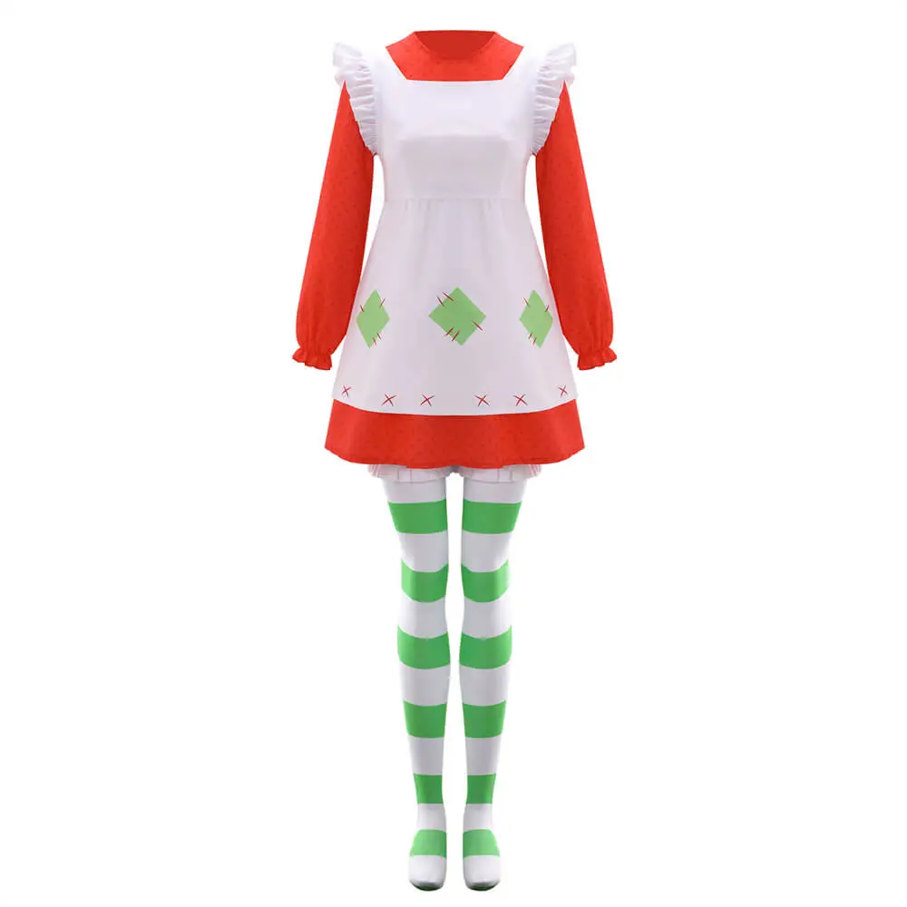 Strawberry Shortcake 1980 Classic Suit Cosplay Costume Takerlama