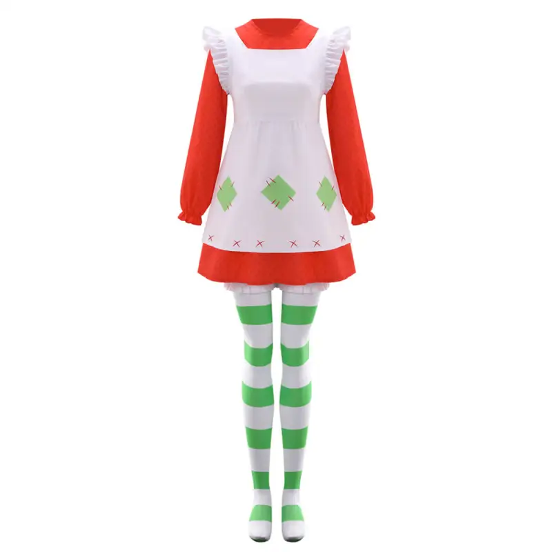 Strawberry Shortcake 1980 Classic Suit Cosplay Costume Takerlama