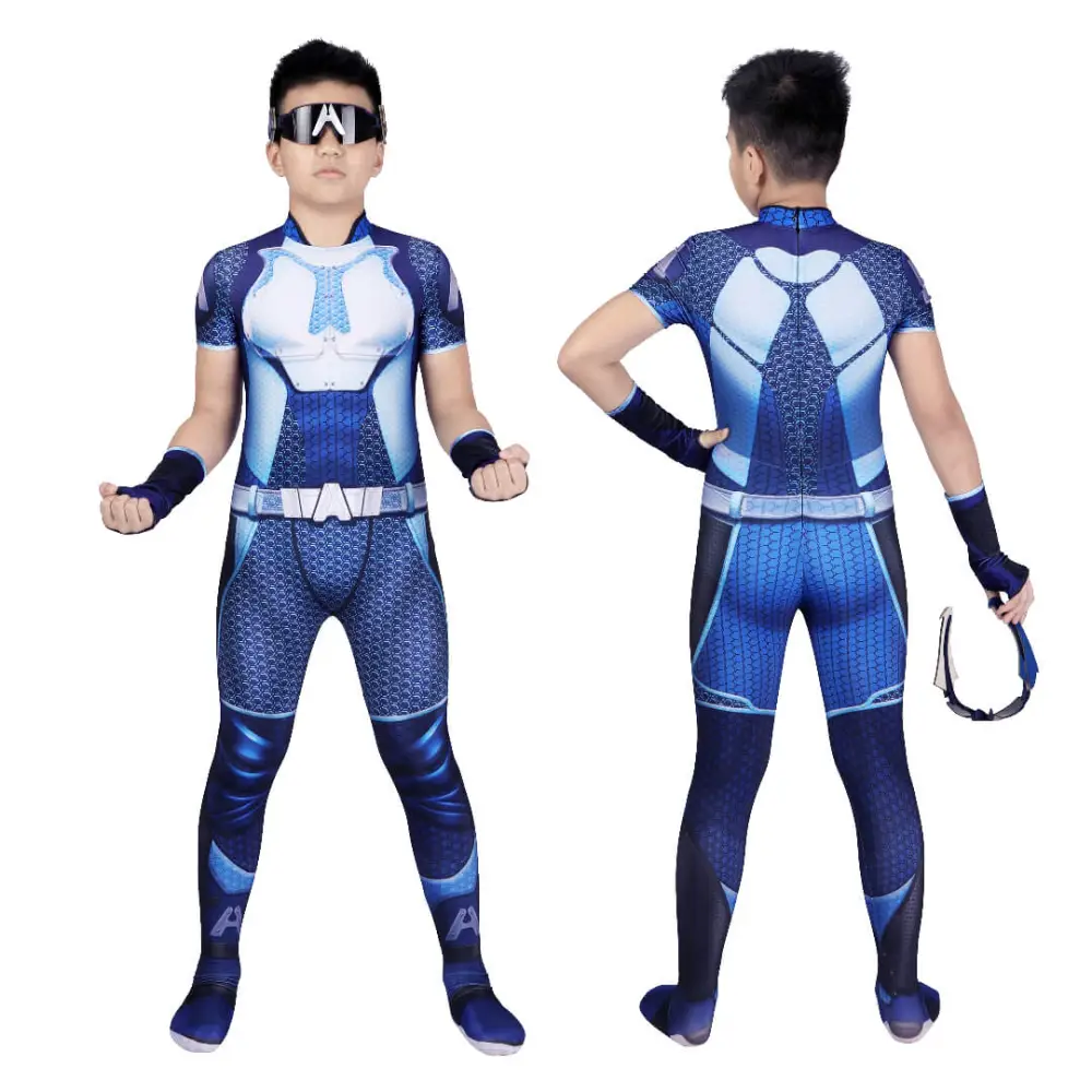 Kid's The Boys A-Train Cosplay Costumes Takerlama