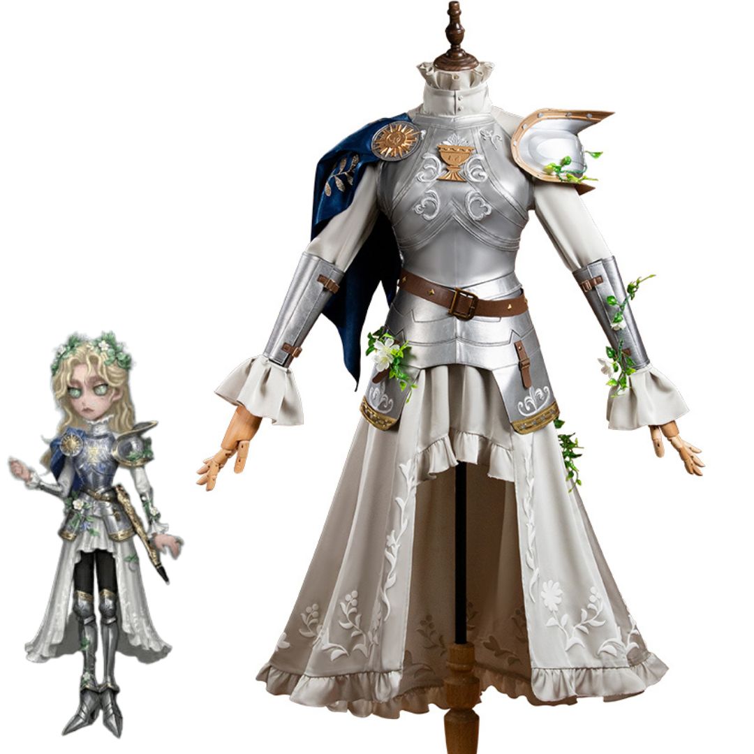 Identity V Psychologist Ada Mesmer The Silver Knight Cosplay Costume ...