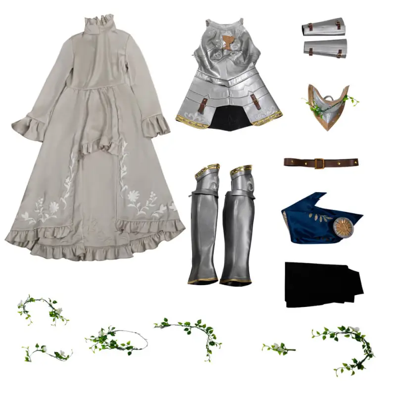 Identity V Psychologist Ada Mesmer The Silver Knight Cosplay Costume ...