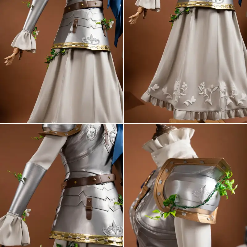 Identity V Psychologist Ada Mesmer The Silver Knight Cosplay Costume ...