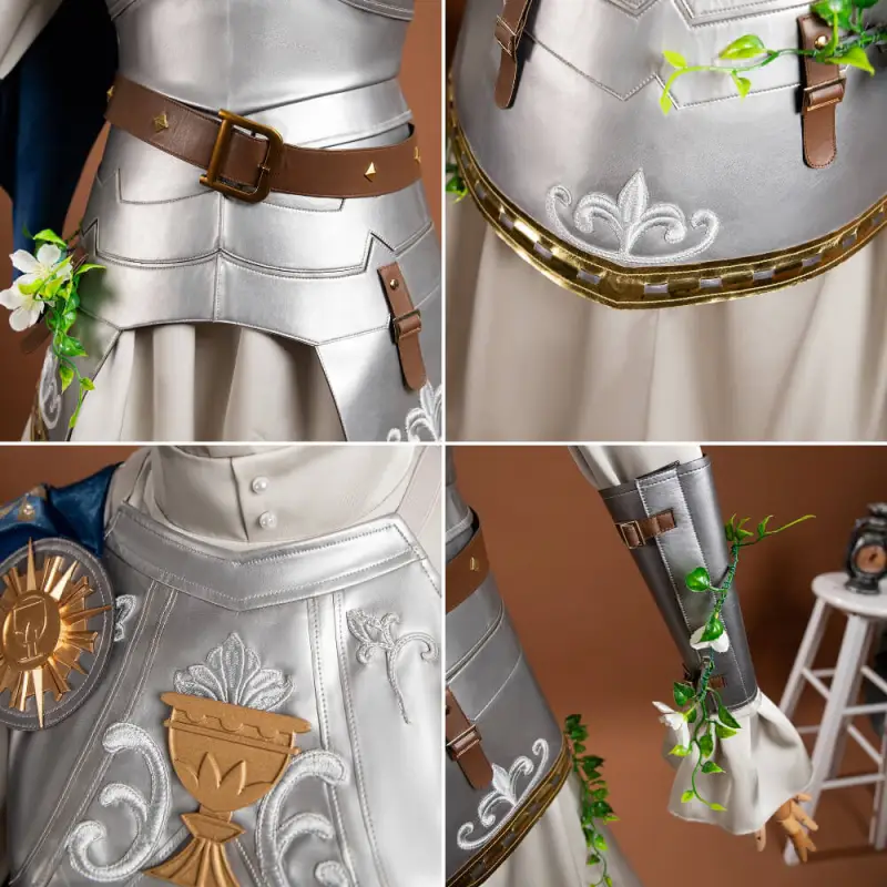 Identity V Psychologist Ada Mesmer The Silver Knight Cosplay Costume ...