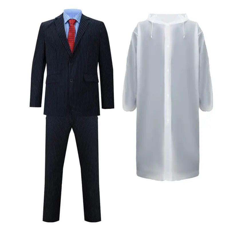 American Psycho Patrick Bateman Cosplay Costum Movie Theme Party Suit ...