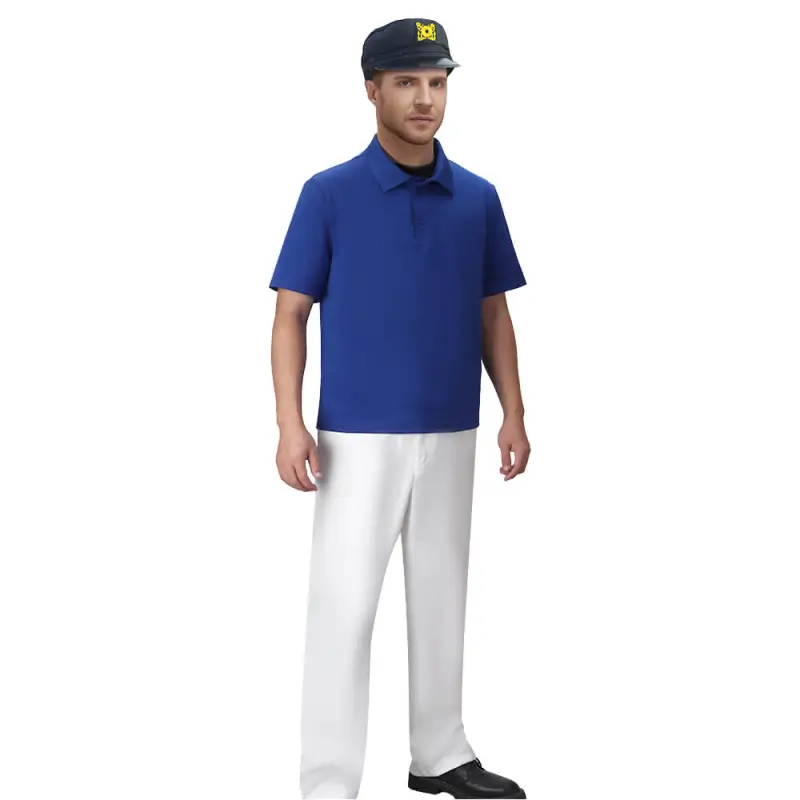 Gilligan's Island The Skipper Captain Jonas Grumby Cosplay Costume TV ...