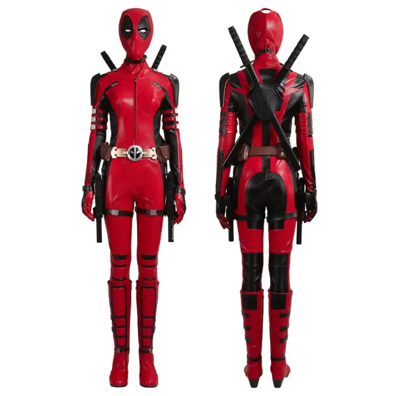 New Deadpool & Wolverine Lady Deadpool Cosplay Costume Female Deadpool ...