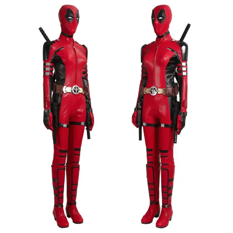 New Deadpool & Wolverine Lady Deadpool Cosplay Costume Female Deadpool ...