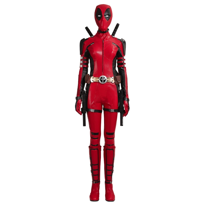 New Deadpool & Wolverine Lady Deadpool Cosplay Costume Female Deadpool ...
