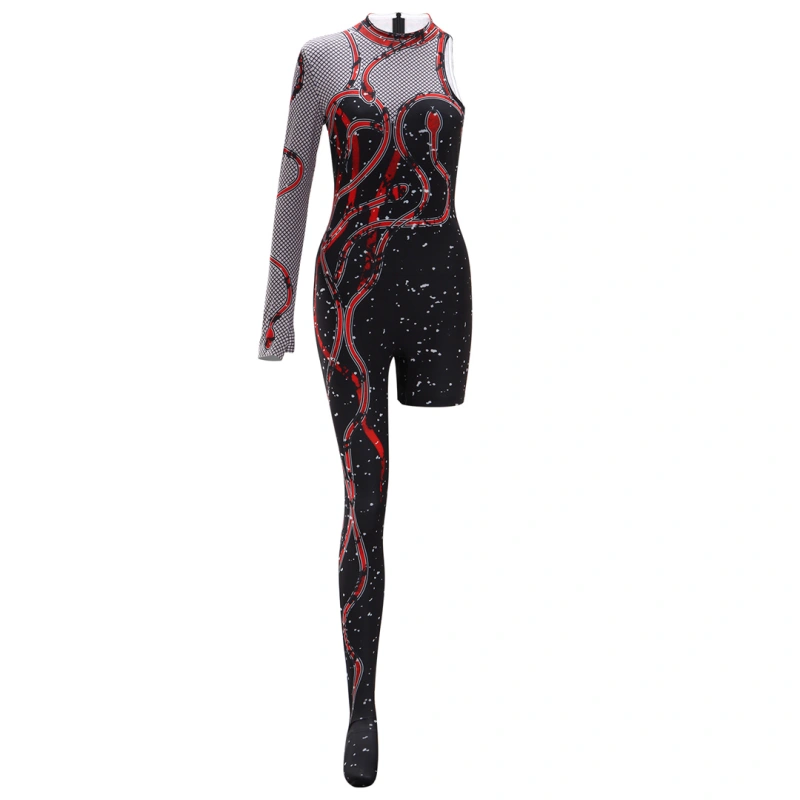 Taylor Swift The Eras Tour Cosplay Costume Women's Black Red Print ...