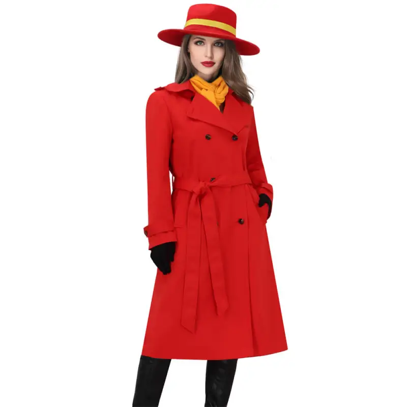 Women's Carmen Sandiego Costume TV Series Cosplay Outfits Takerlama