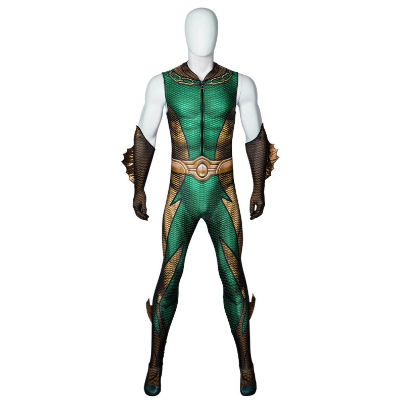 The Boys The Deep Cosplay Costume Superhero 3D Print Jumpsuit Gloves ...