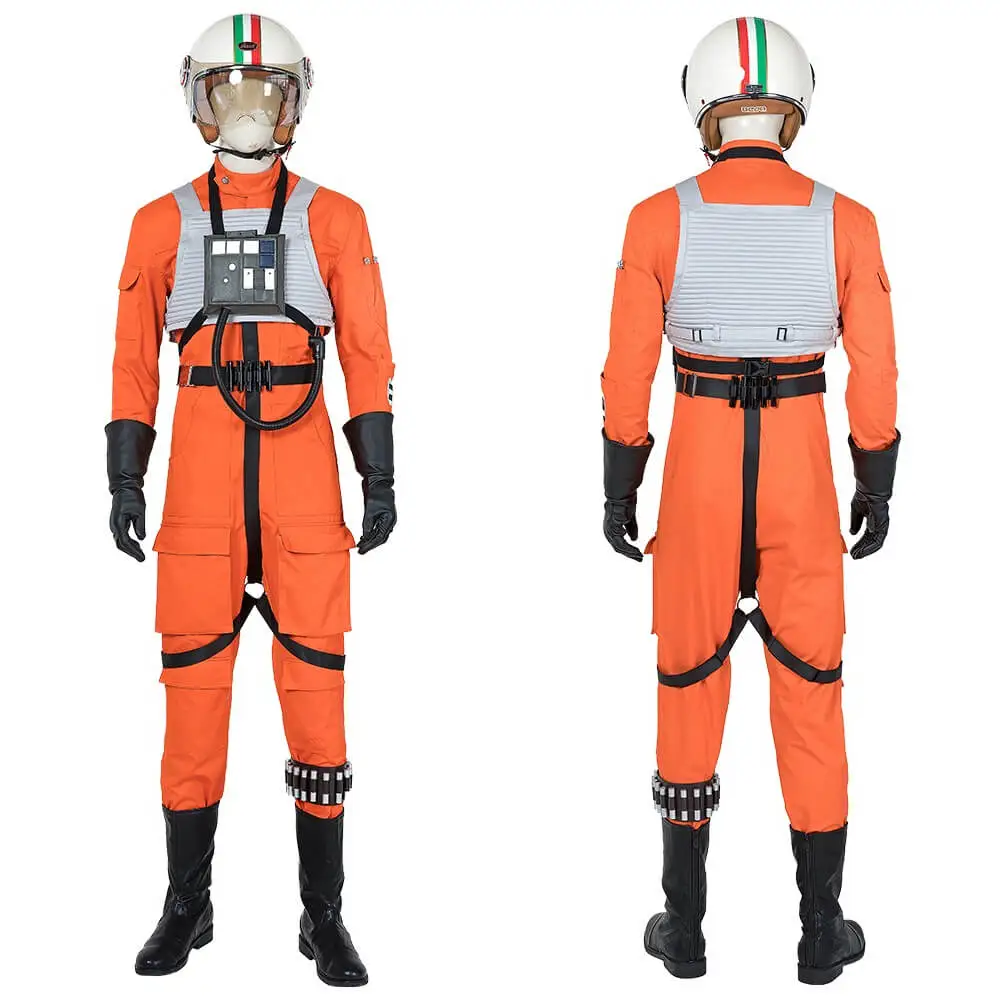 Star Wars Squadrons Pilot Cosplay Costumes Fighter Flight Suit Orange ...