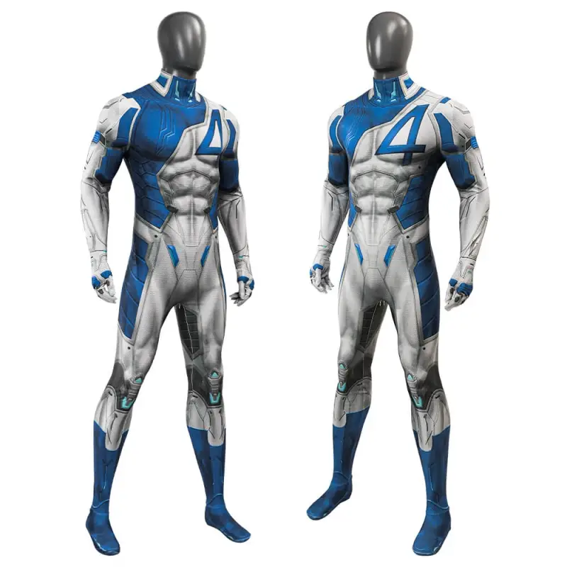 Marvel Rivals Mr. Fantastic Cosplay Costume Reed Richards Jumpsuit With ...