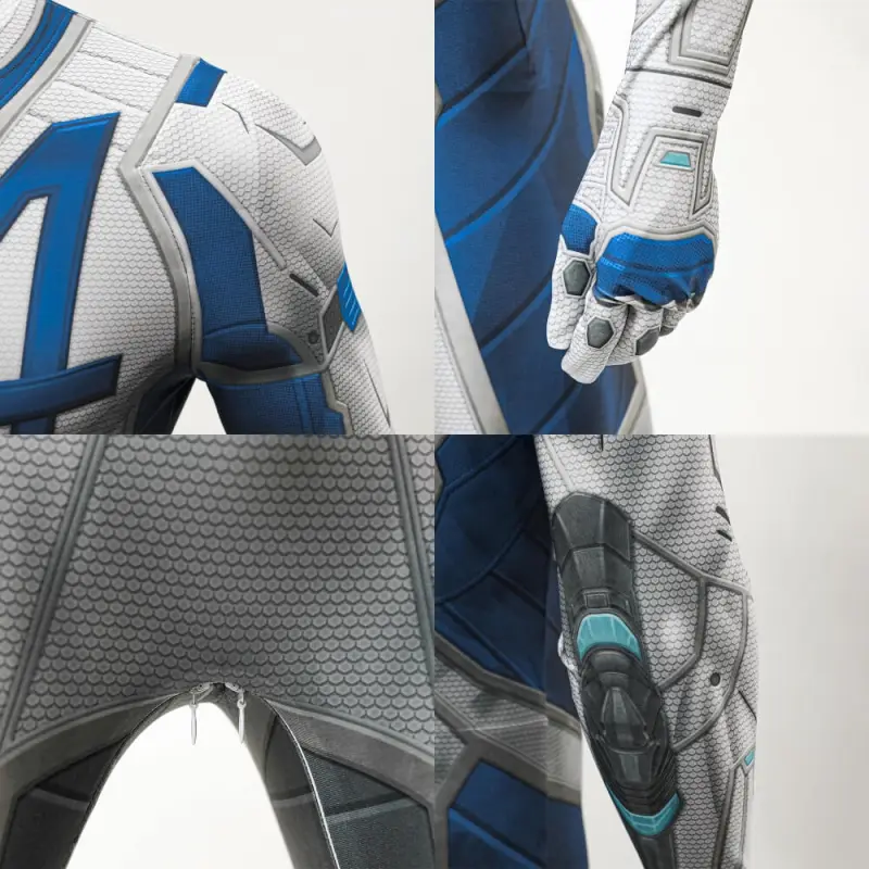 Marvel Rivals Mr. Fantastic Cosplay Costume Reed Richards Jumpsuit With ...