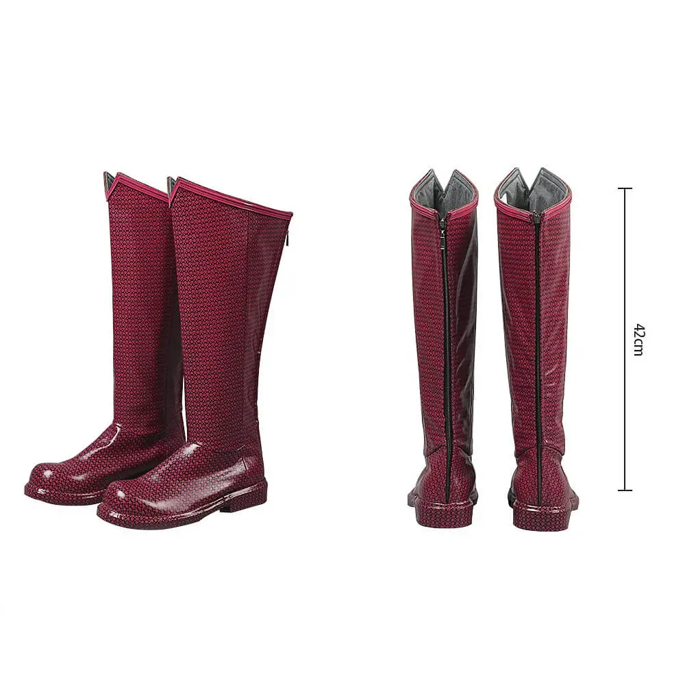 Movie Clark Kent Cosplay Costume Man of Steel Jumpsuit Cloak Boots ...