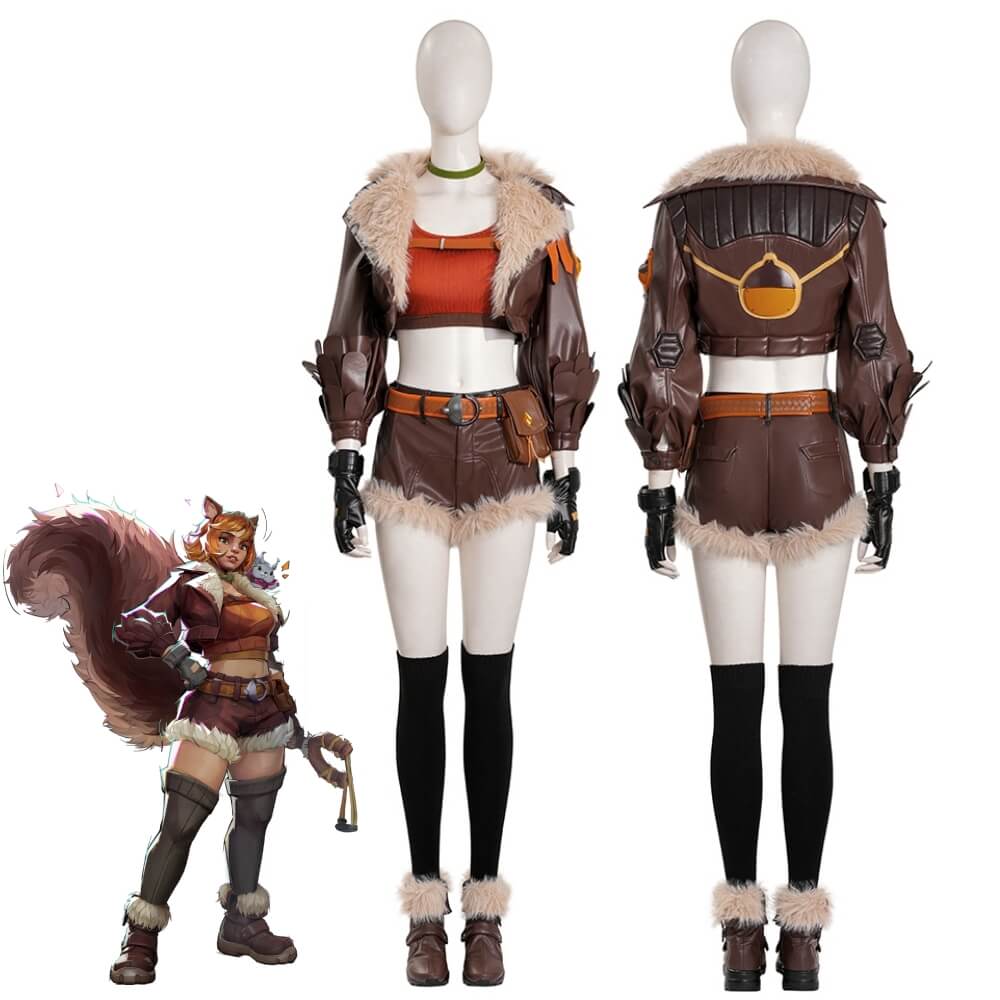 Rivals Squirrel Girl Cosplay Costume Doreen Green Marvel's Superhero ...