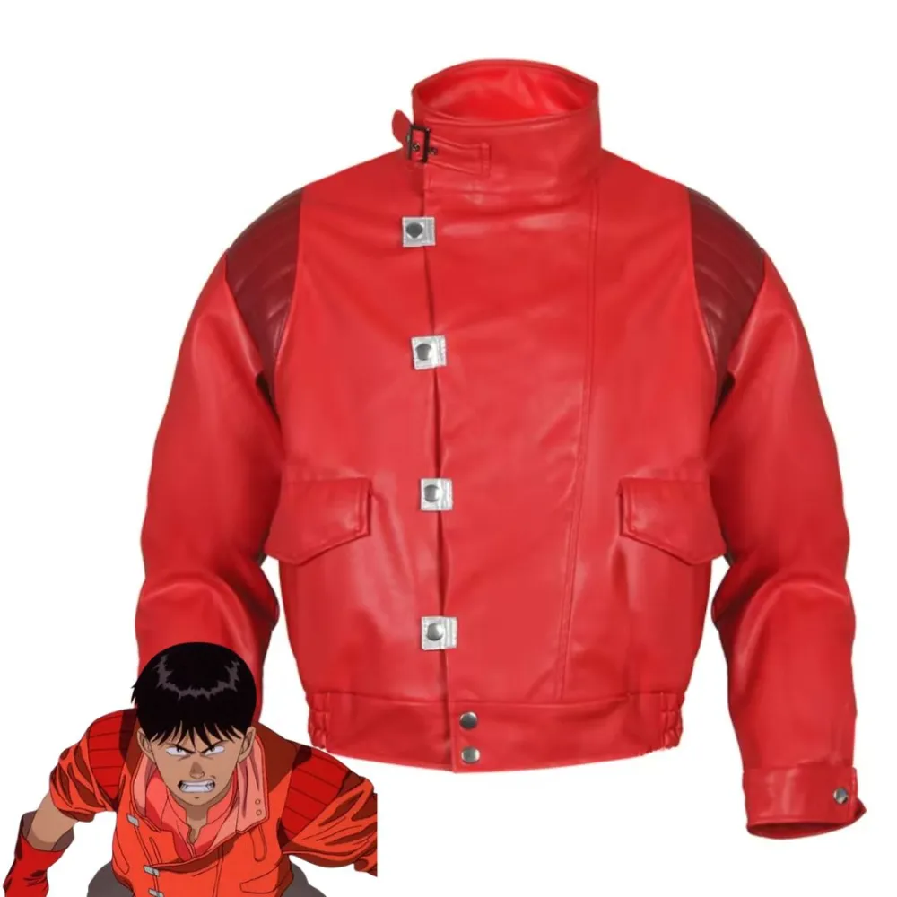 Cyberpunk Akira Shotaro Kaneda Cosplay Costume Bomber Motorcycle ...