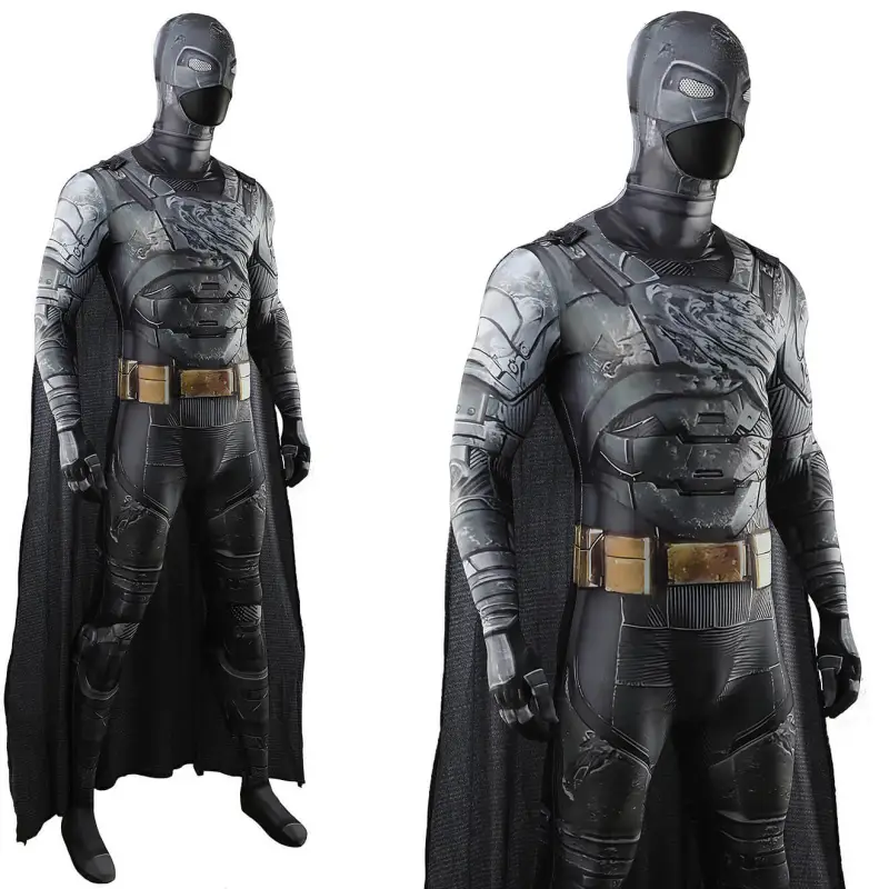 Battle Damaged Armored Batman Cosplay Costume Takerlama