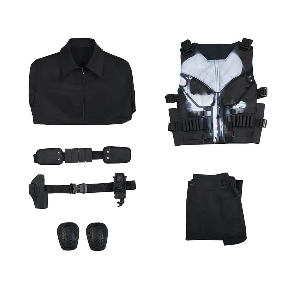 Daredevil: Born Again The Punisher Cosplay Costume Frank Castle ...