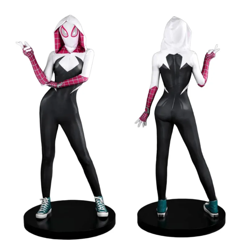Gwen Stacy Cosplay Costume Jumpsuit Mask Spider-Man Across the Spider ...