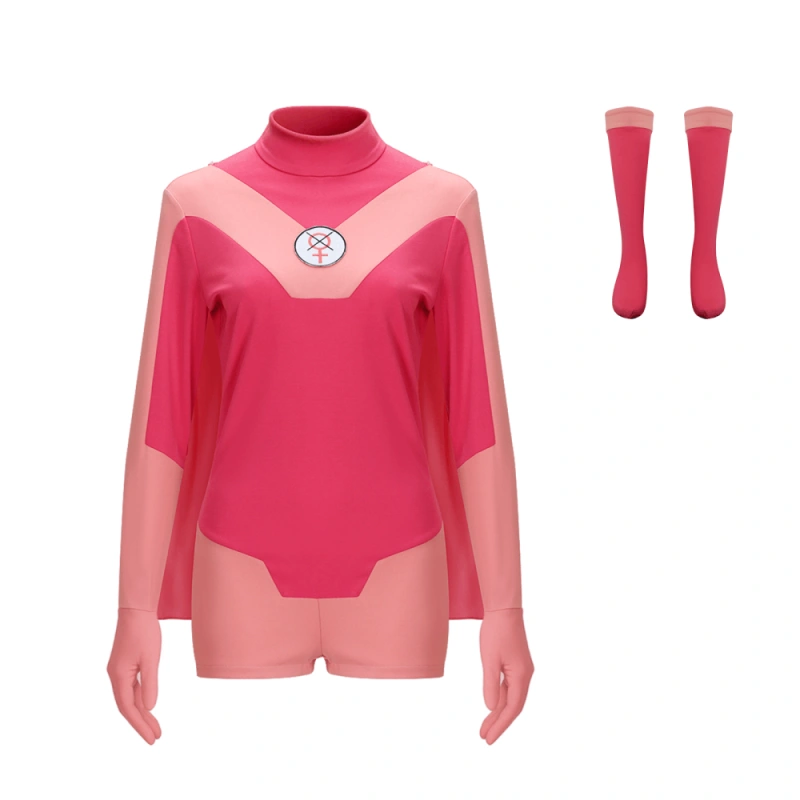 Invincible Atom Eve Cosplay Costume Halloween Party Jumpsuit Socks ...